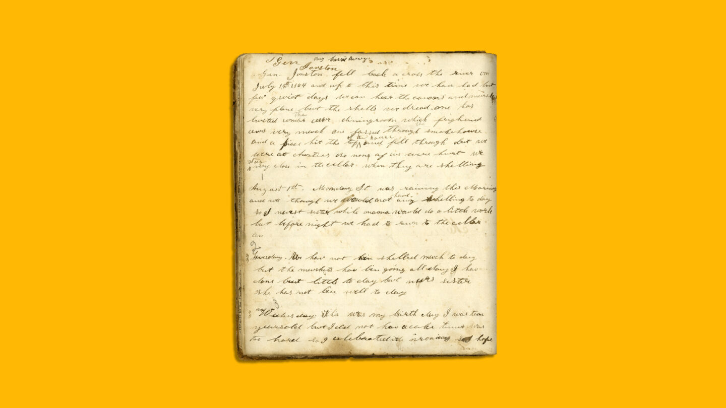 Dear Diary: The Civil War Writings of Carrie Berry | Atlanta History Center