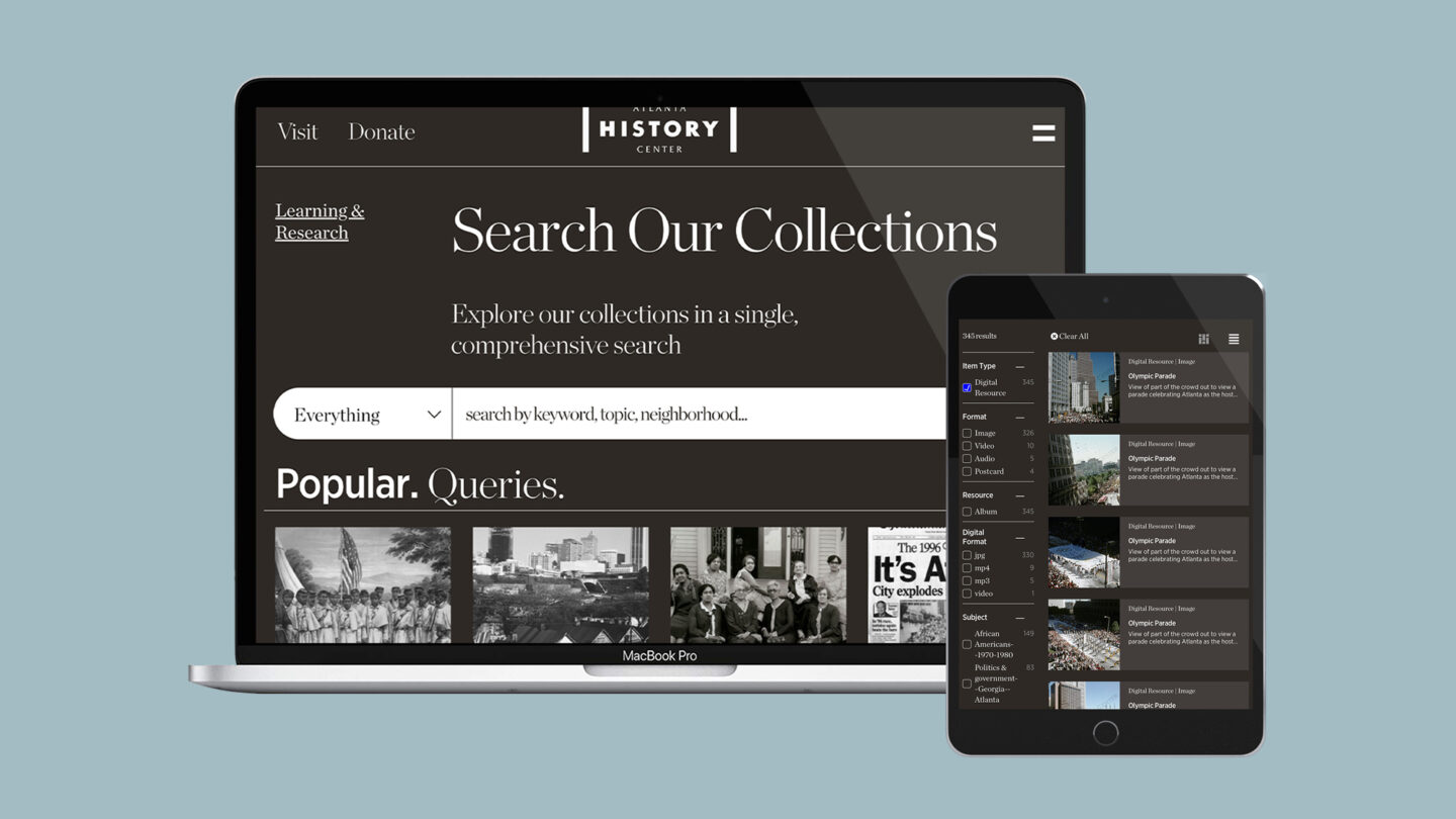 A New Way to Search Atlanta History Center’s Collections | Atlanta ...